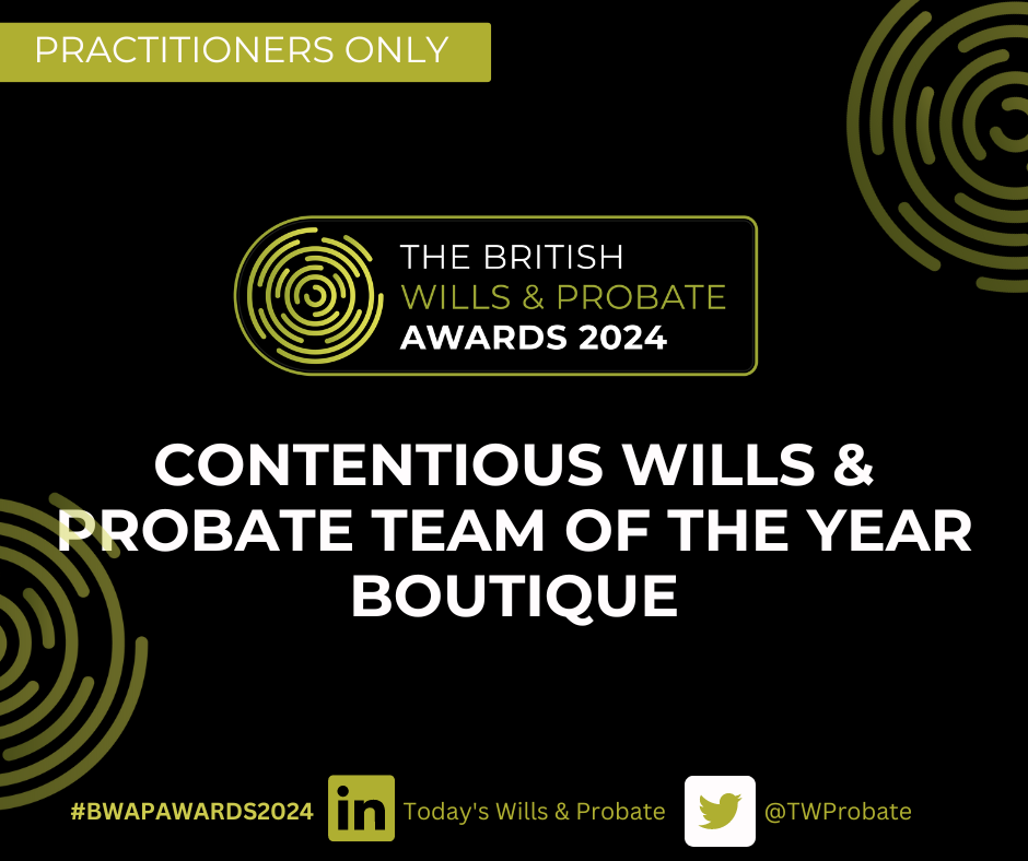 Winners 2024 - The British Wills and Probate Awards